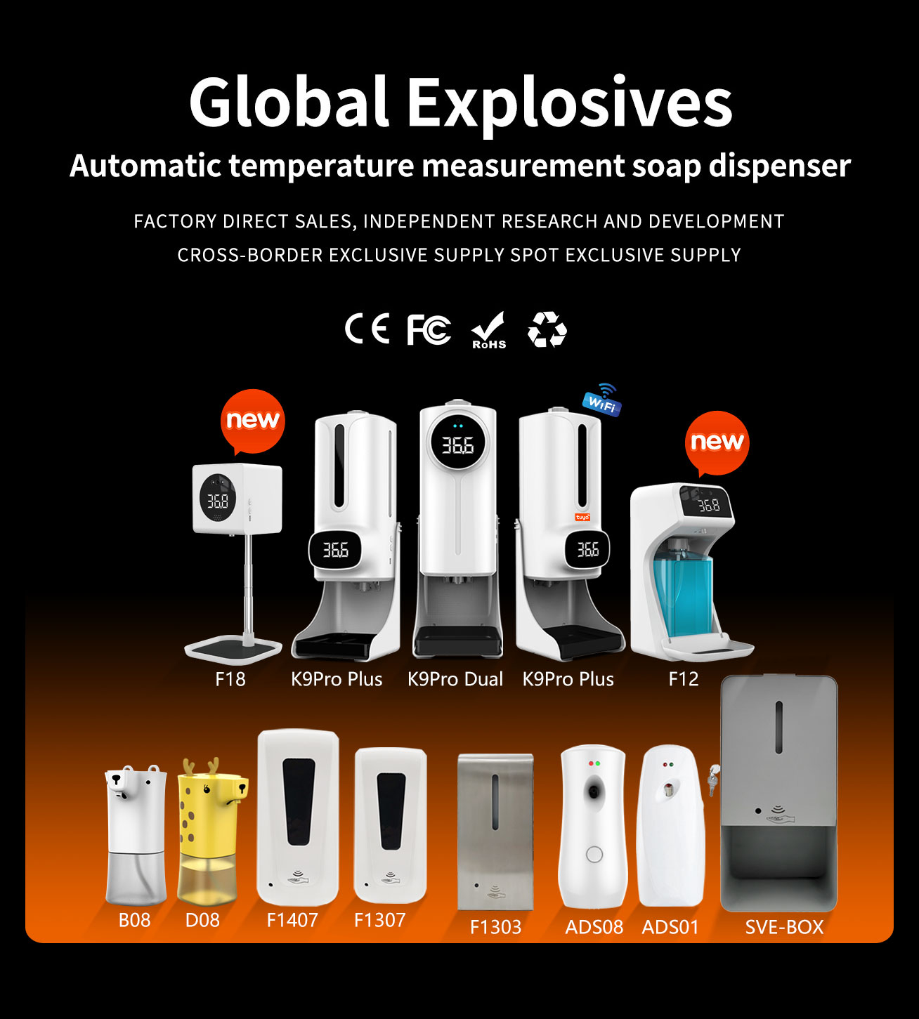 automatic soap dispenser, hand sanitizer dispenser, aerosol dispenser ...
